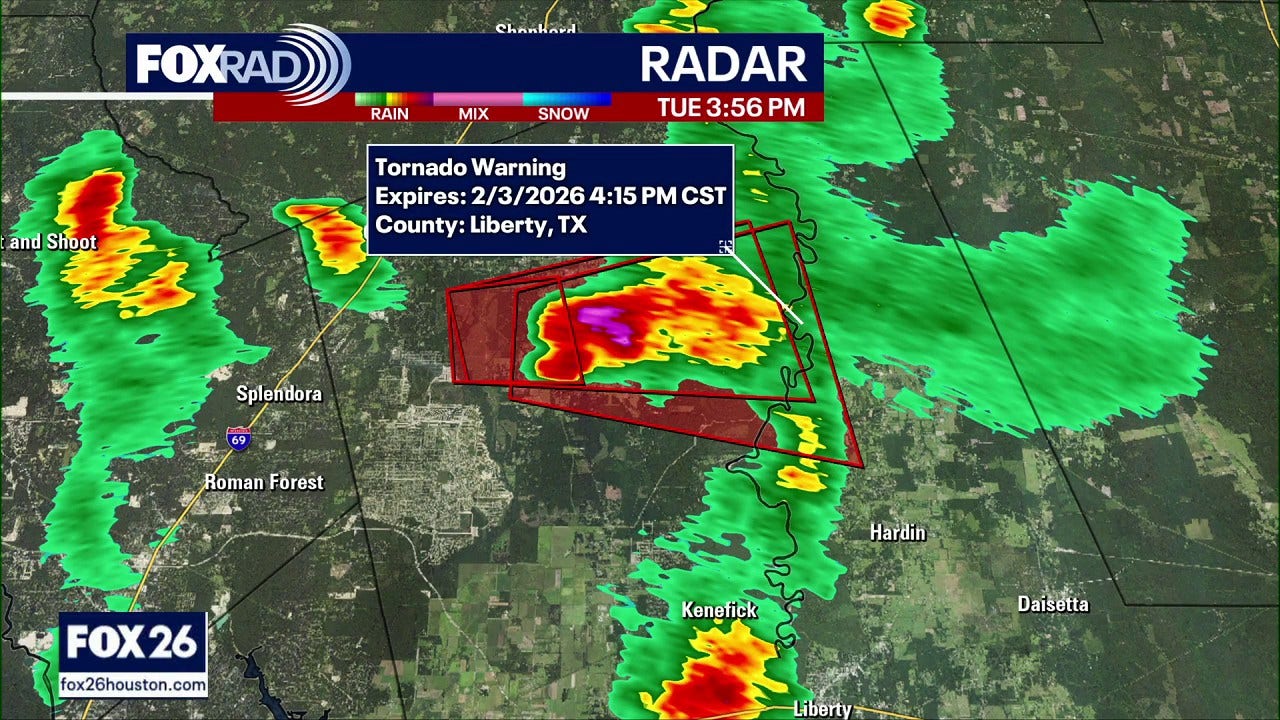 Tornado warning expires for Liberty County; viewer video shows strong ...