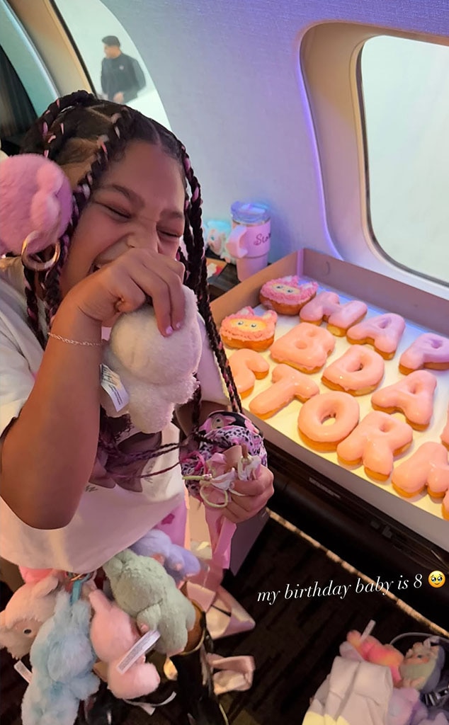 Kylie Jenner's daughter Stormi shows off Labubu collection for bday