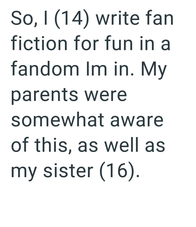 14-year-old refuses to delete her fanfiction despite her parents ...