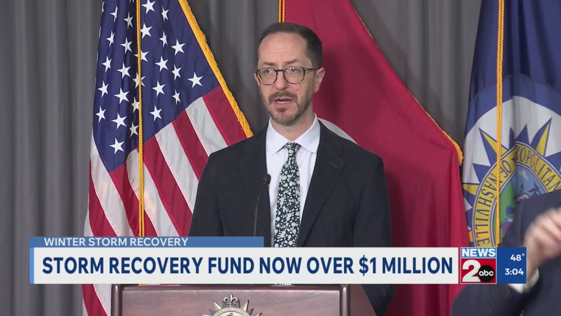 Storm recovery fund now over $1 million
