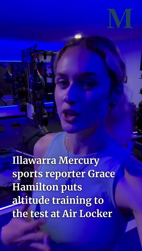 Illawarra Mercury sports reporter Grace Hamilton tries altitude ...