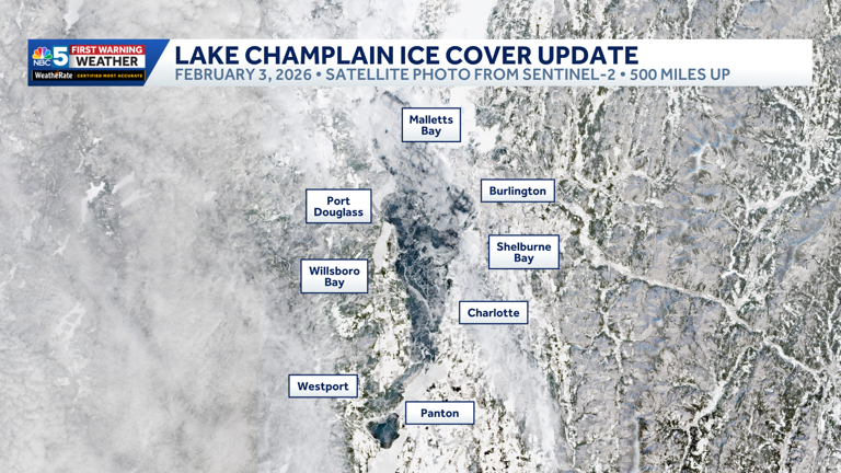 Lake Champlain nearing ice closure - what this means