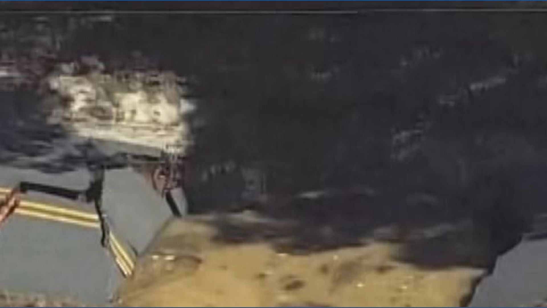 Road collapses into 50-foot hole in Florida caused by roadway depression