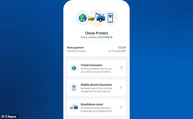 Chase current account customers can now get insurance in their banking ...