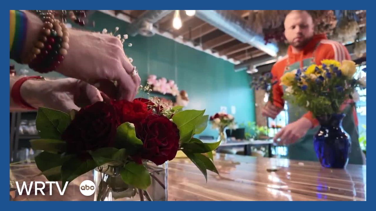 Valentine's Day flowers starting to arrive in Indiana ahead of the holiday