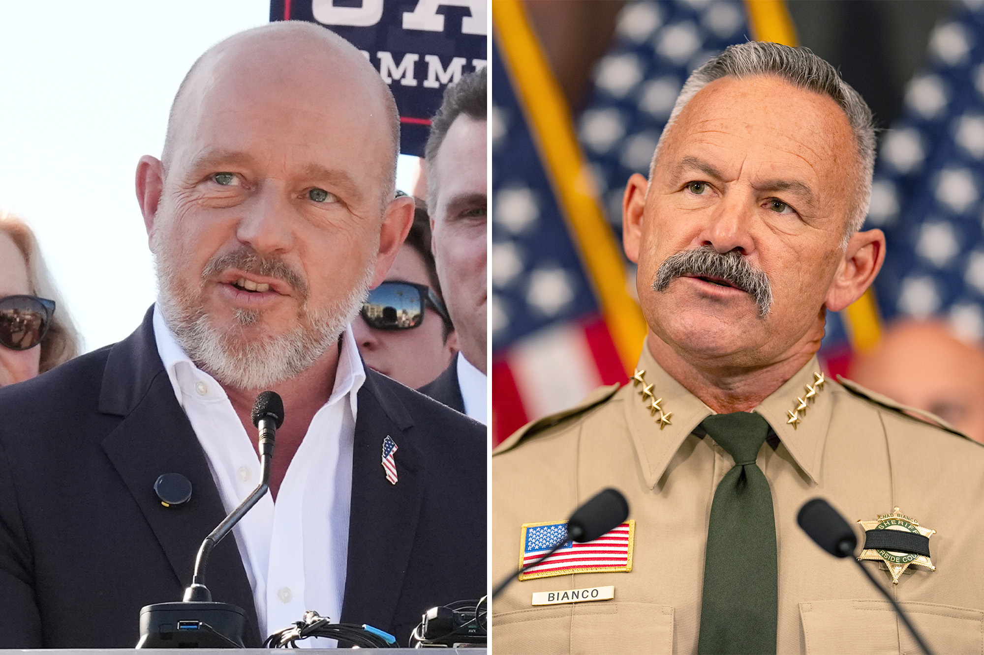 Steve Hilton blasts GOP rival Bianco for taking a knee during BLM riots ...