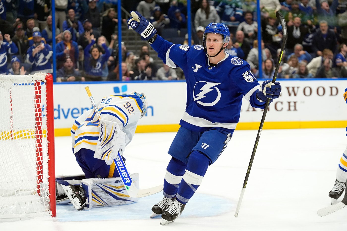 Guentzel's goal in the final seconds of OT gives the Lightning a 4-3 ...