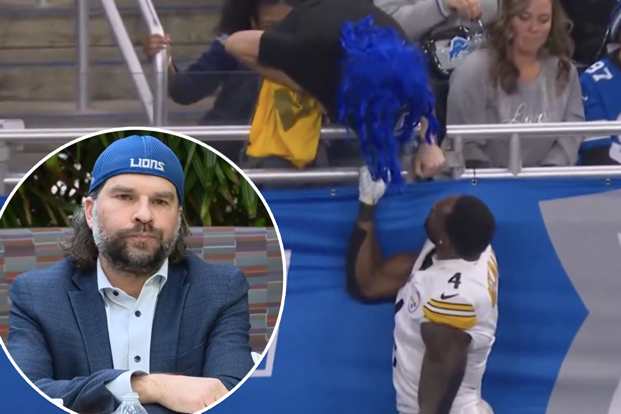 Lions fan suing for $100 million over racial slur claims after DK ...