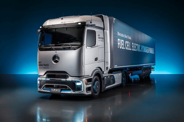 Mercedes-Benz NextGen H2: Will this 1000km hydrogen truck outperform ...