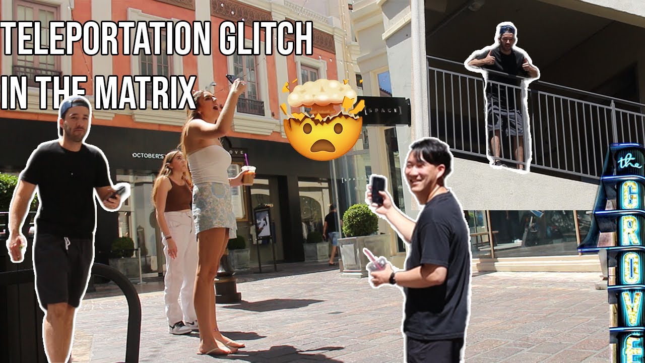 Teleporting twin picture prank!