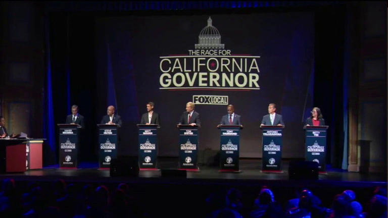 Seven candidates faced off as KTVU Fox 2 aired California’s first ...