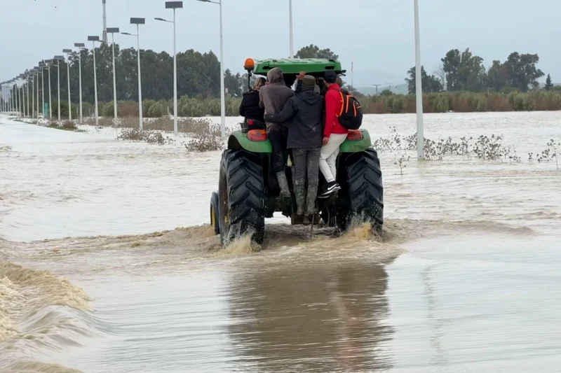 Heavy flooding hits rural areas in northwest Morocco after partial dam ...