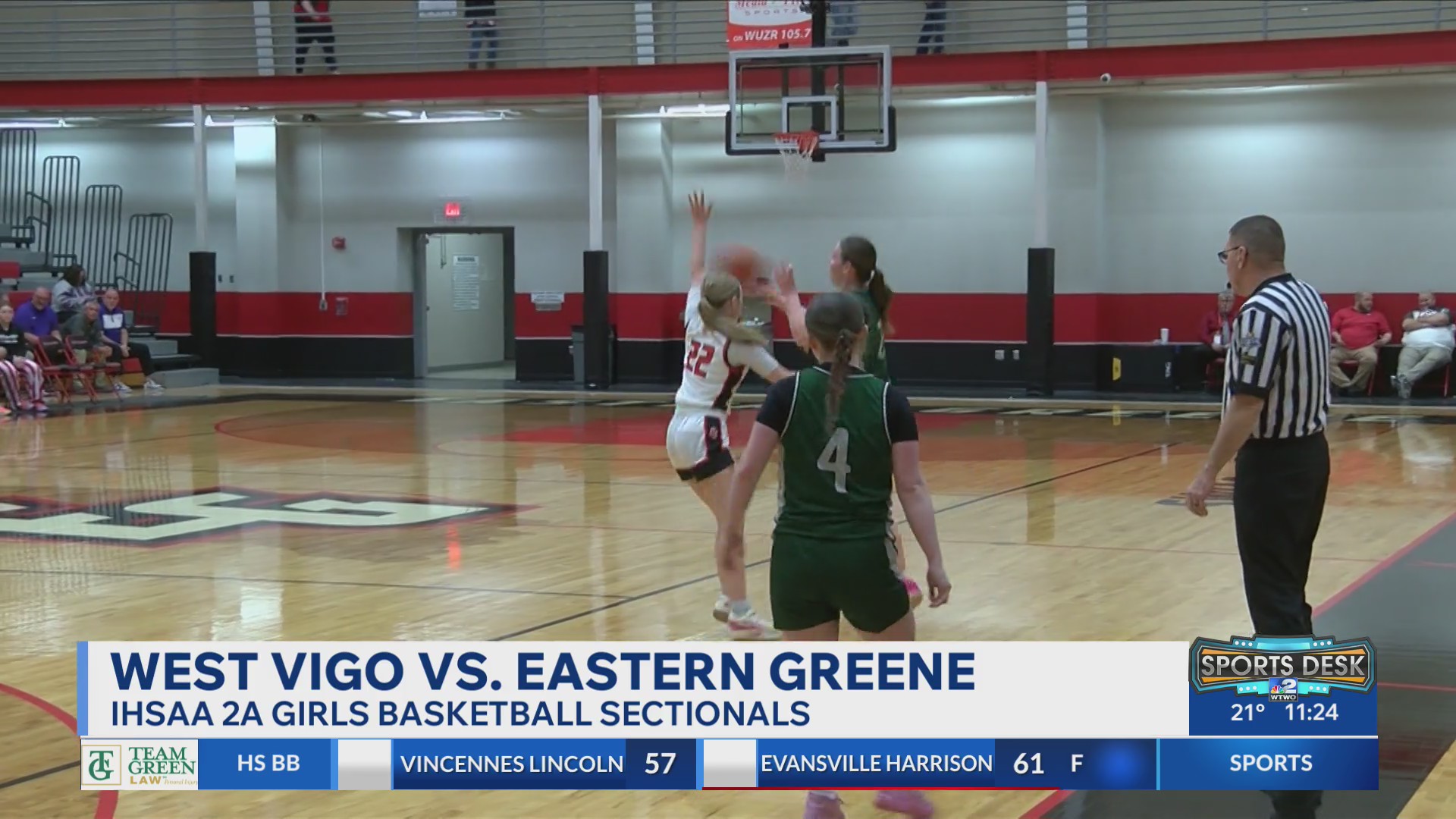 West Vigo VS Eastern Greene girls sectionals