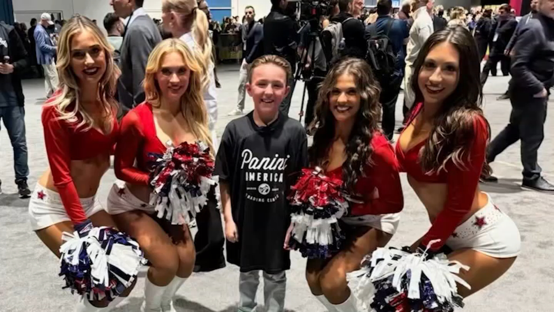 Super Bowl 'kid reporter' 'excited to be here' interviewing Patriots