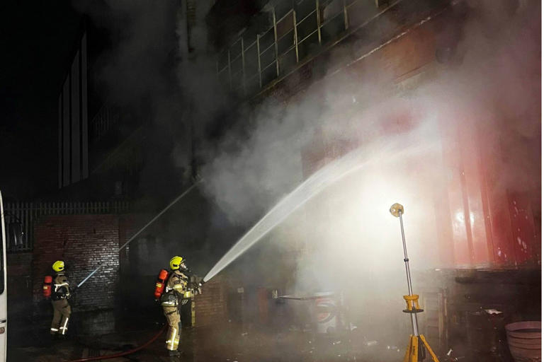 Pictures show burnt out cars as brave firefighters respond to blaze at ...
