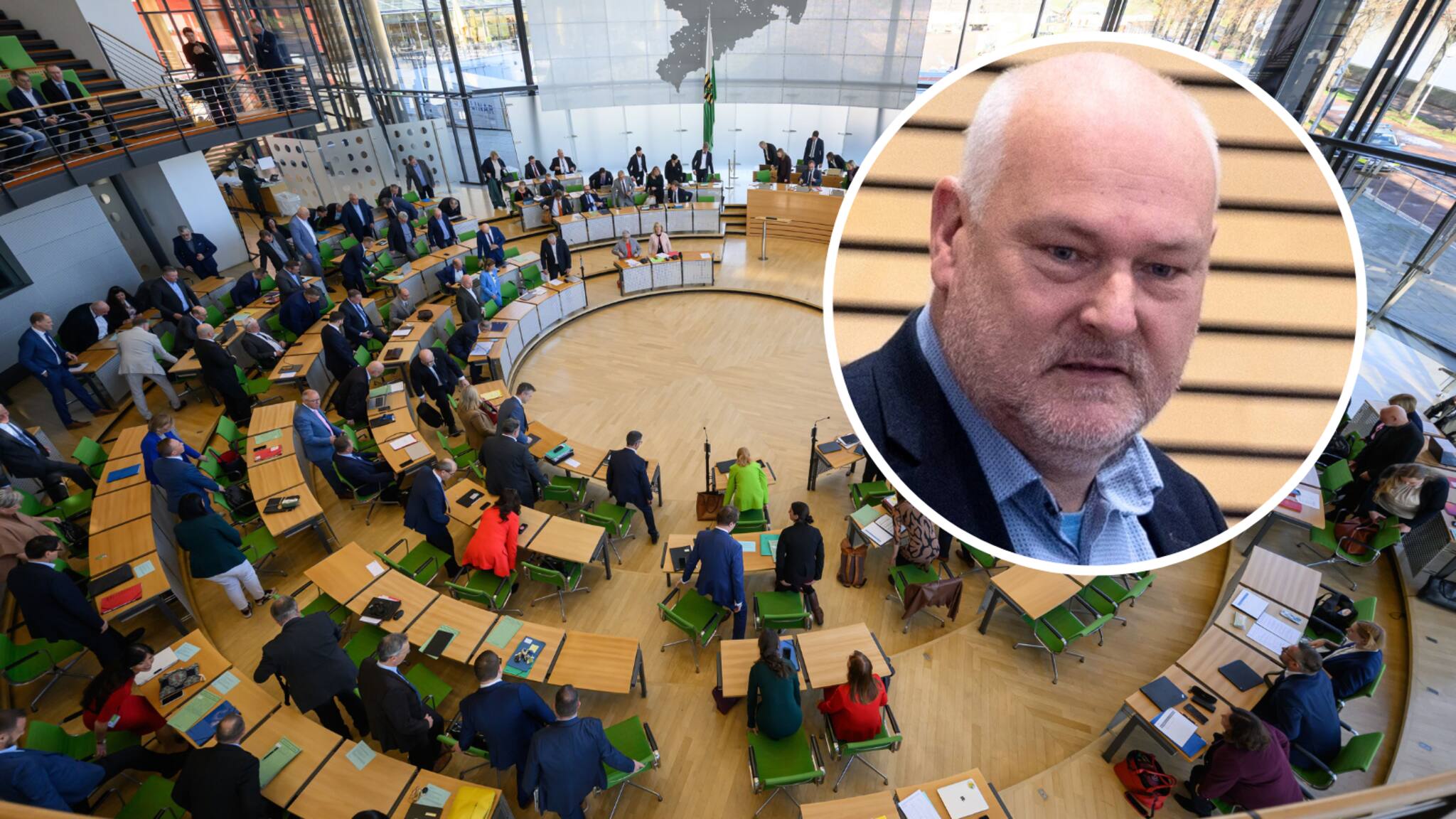 Im Sächsischen Landtag abgeführt: Durchsuchungen bei AfD-Politiker Dornau