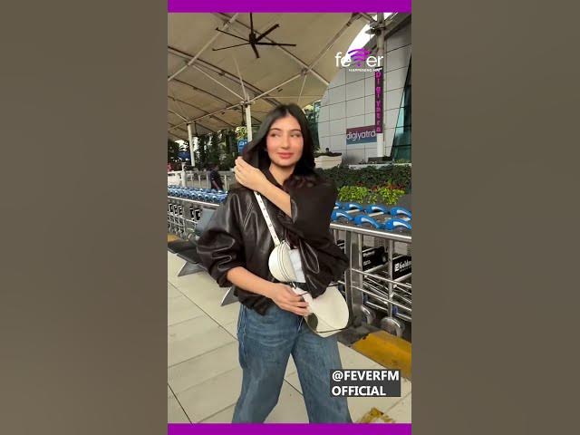 Sara Arjun spotted at the airport