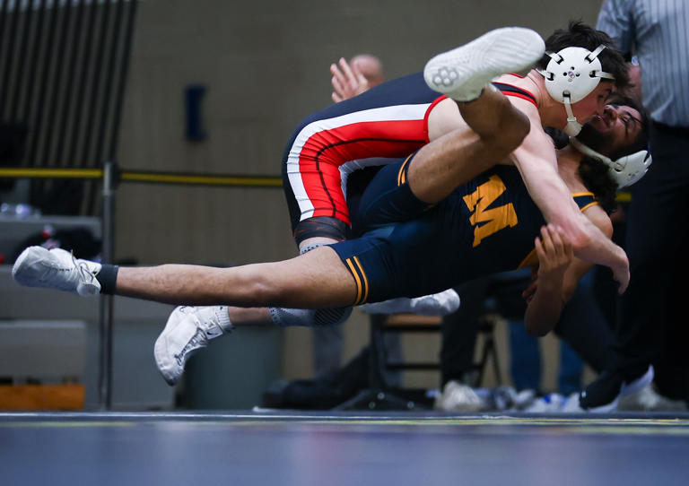 PIAA 2A team wrestling first round photos: Saucon Valley vs ...