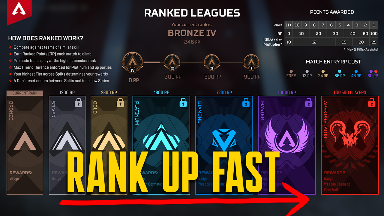 Apex Legends ranked tips to escape bronze and reach masters