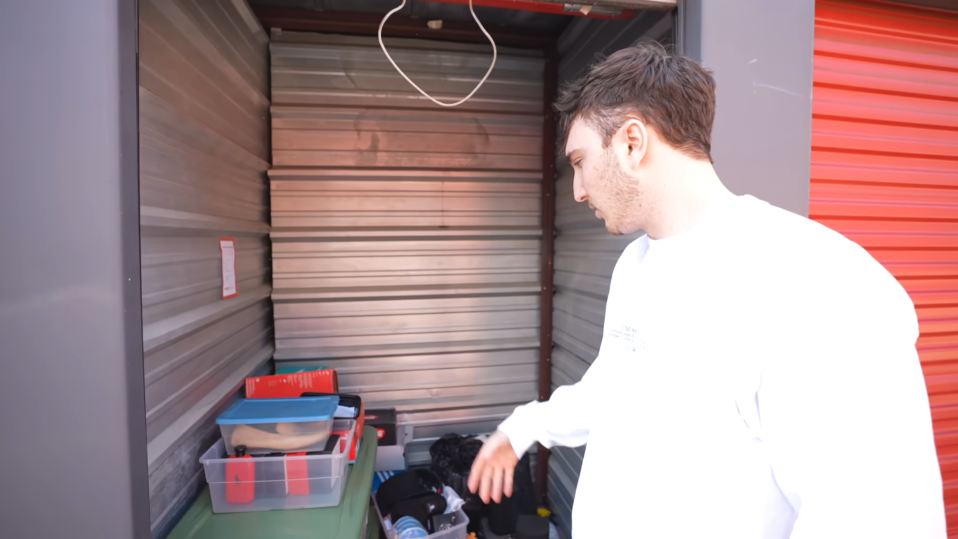 This is what we found inside the “sneaker storage unit”… and it was a trap