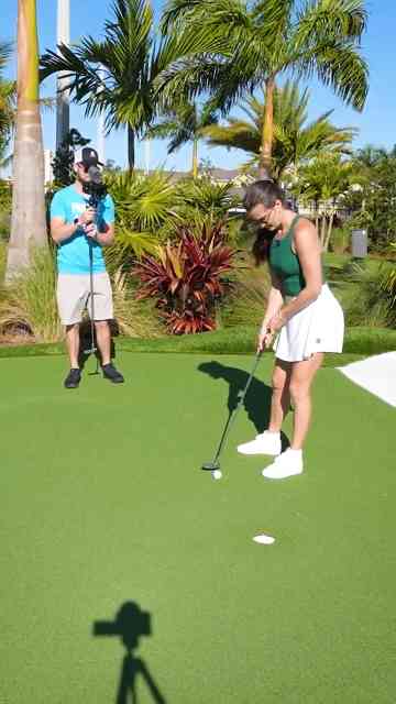 This par 2 mini golf hole could go very wrong