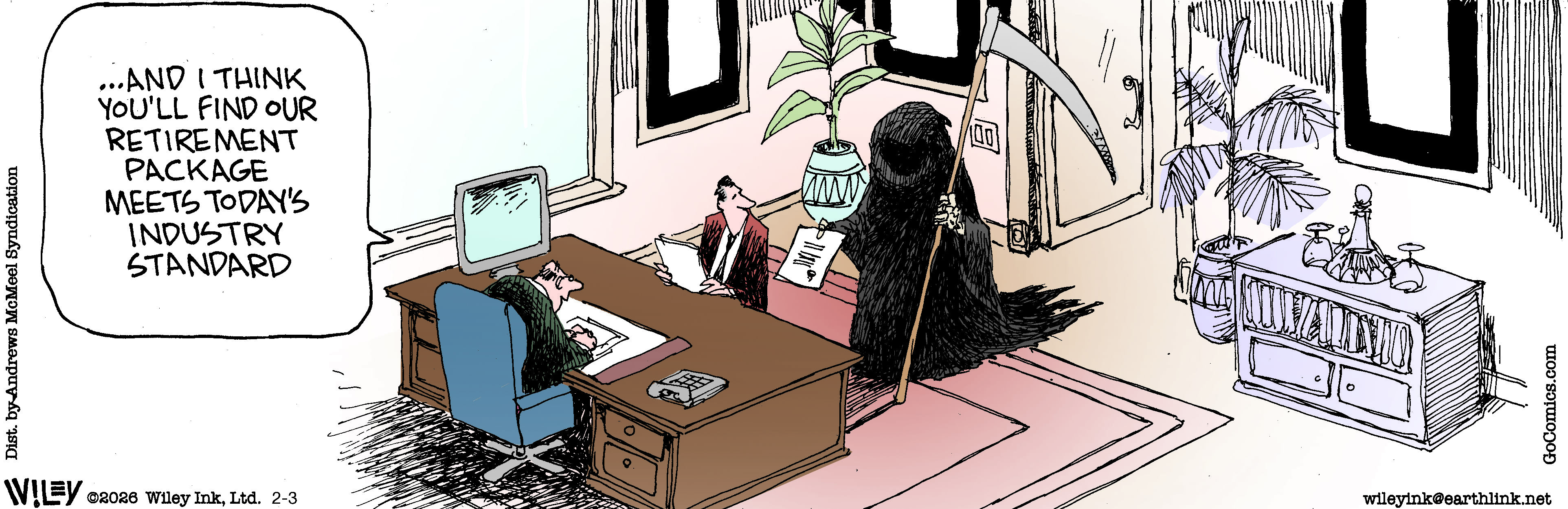 Non sequitur by Wiley Miller