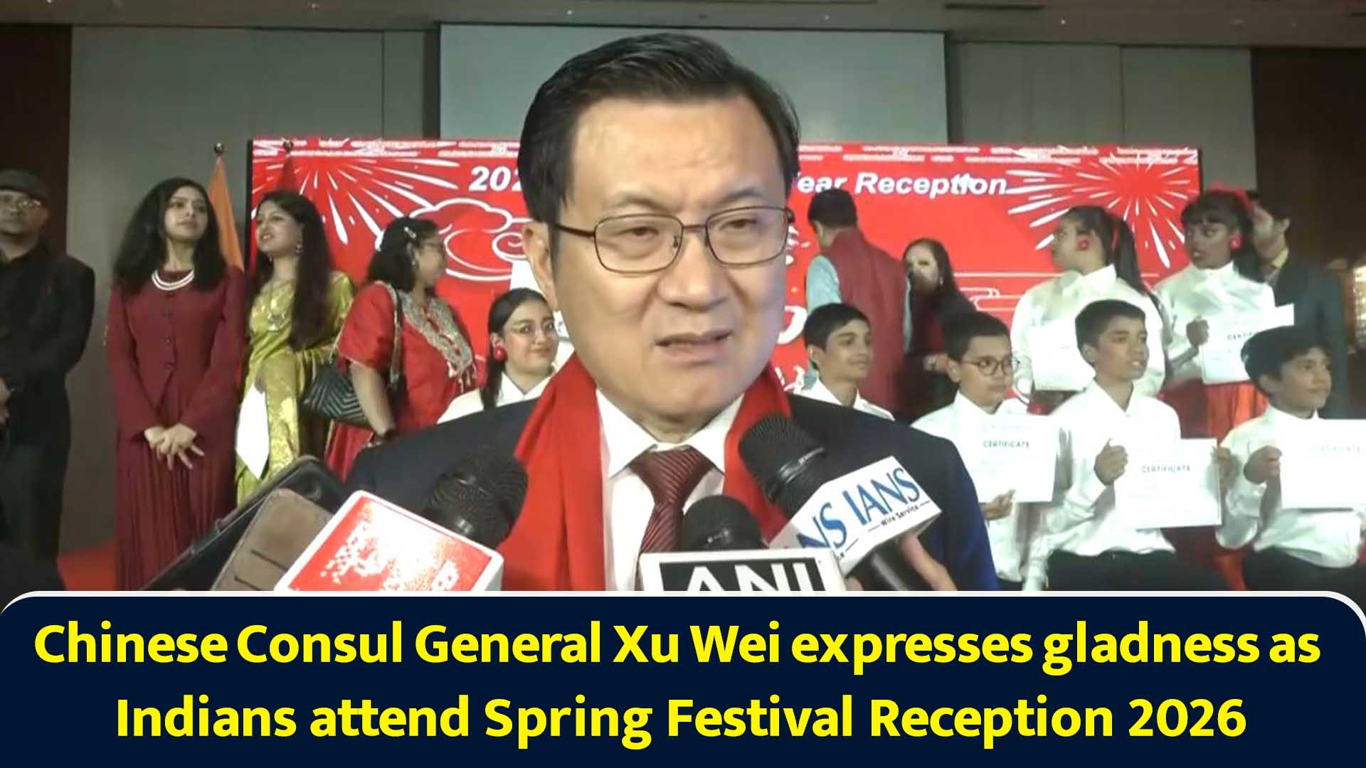 Chinese Consul General Xu Wei expresses gladness as Indians attend ...