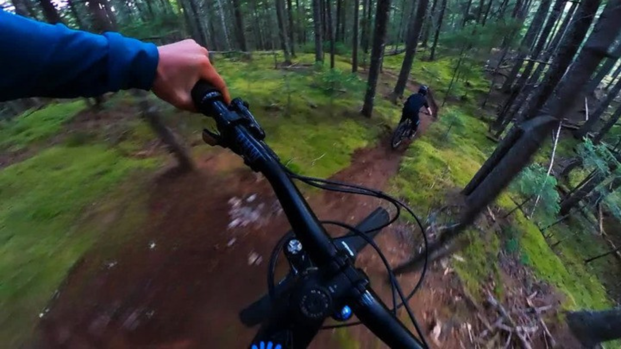 Riding secret trails is better with friends