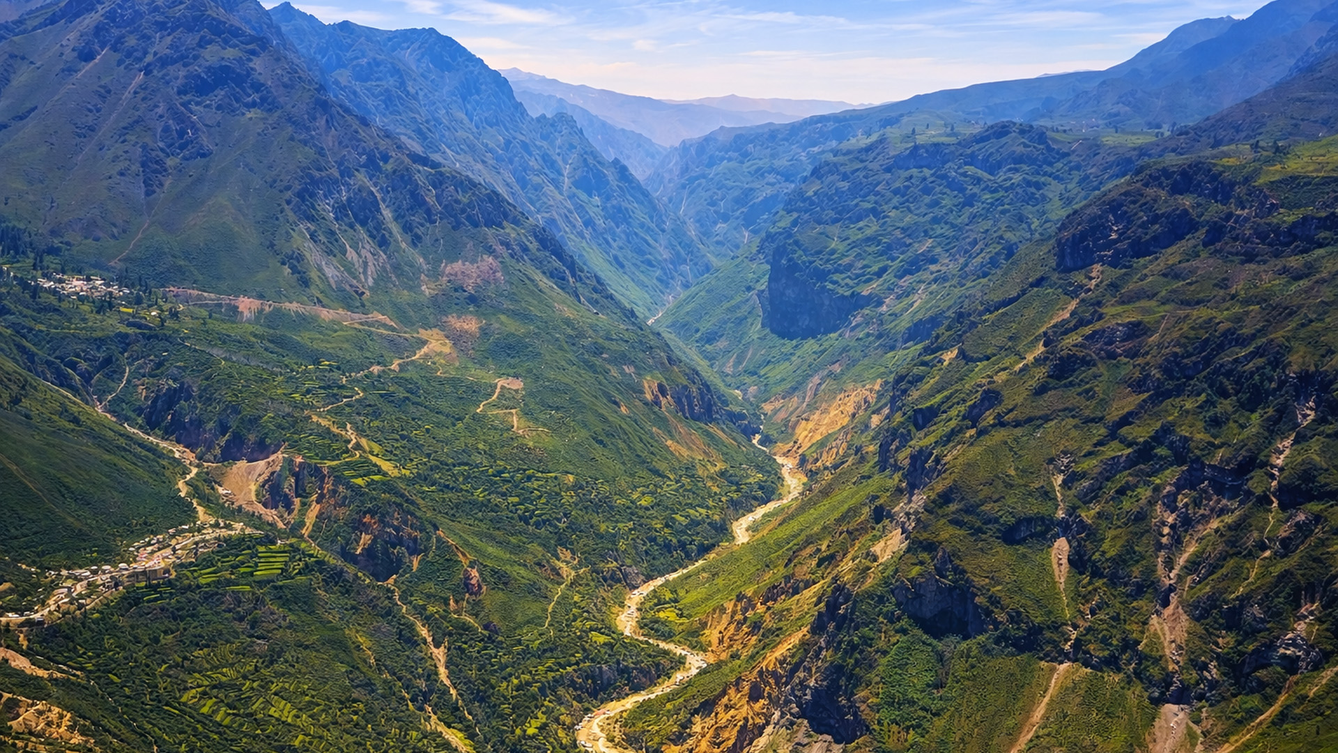 One of Earths Deepest Canyons Lies at Colca Canyon