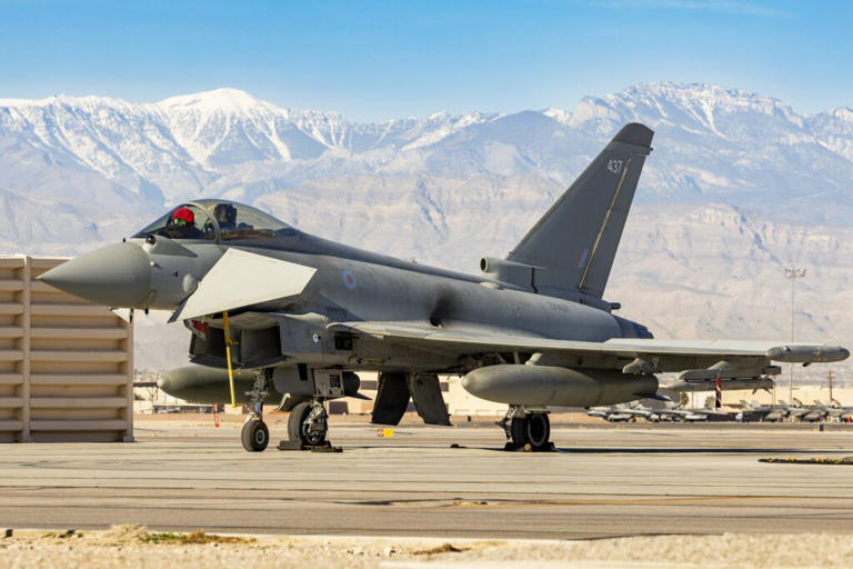 Impressive scenes as UK fighter jets join major war exercise