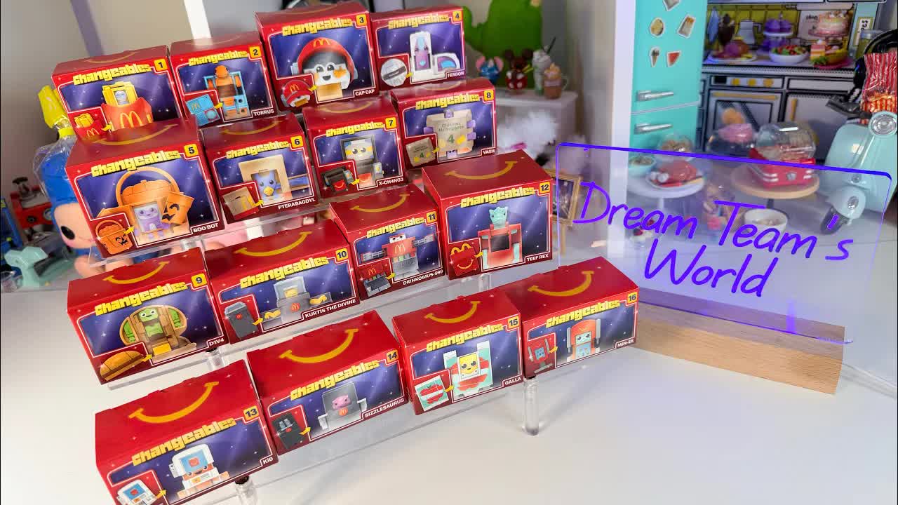2026 McDonald’s Happy Meal Changeables | Umboxing all 16 Changeables