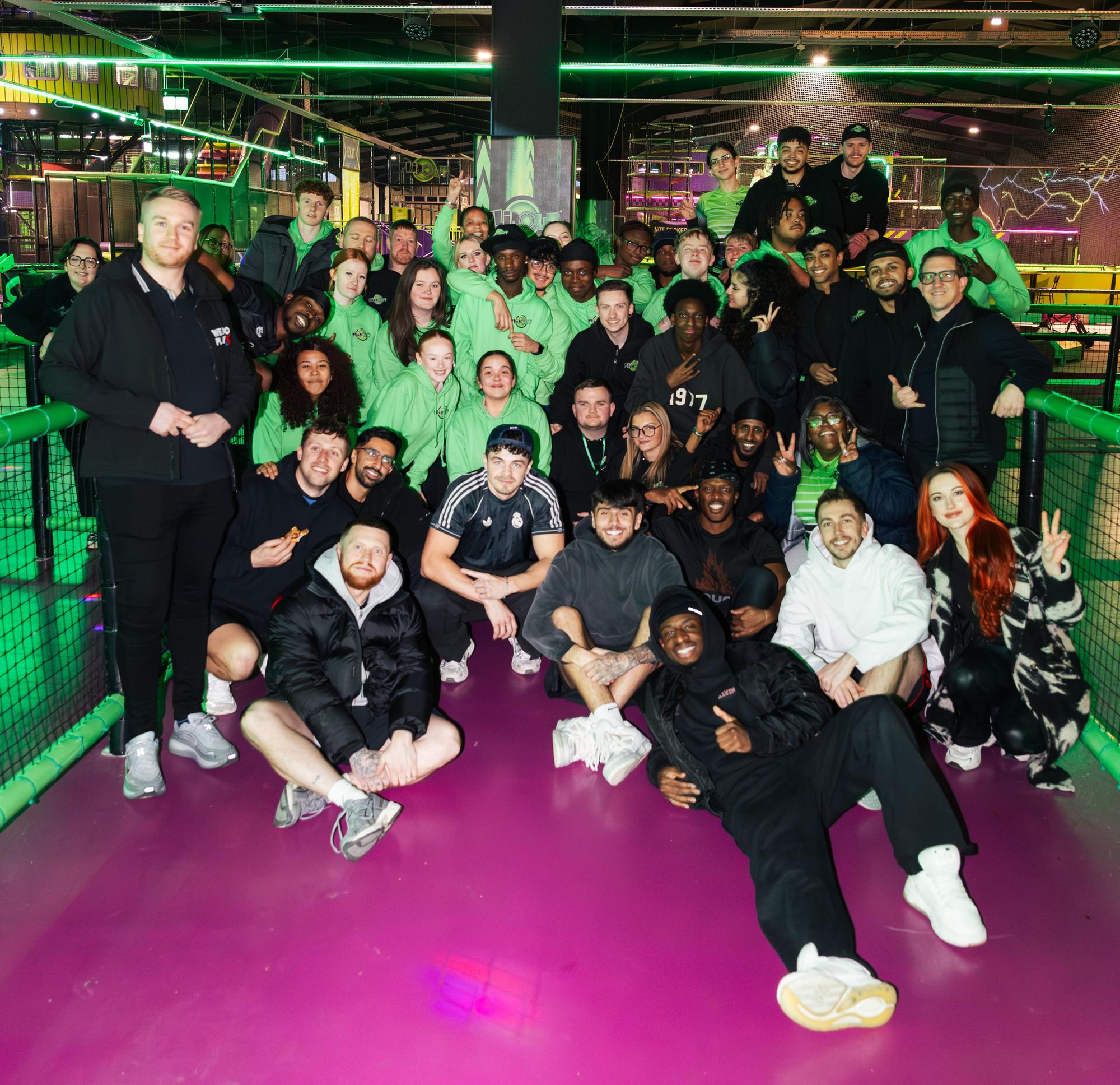 YouTube legends Sidemen take hide and seek to new heights at Flip Out ...