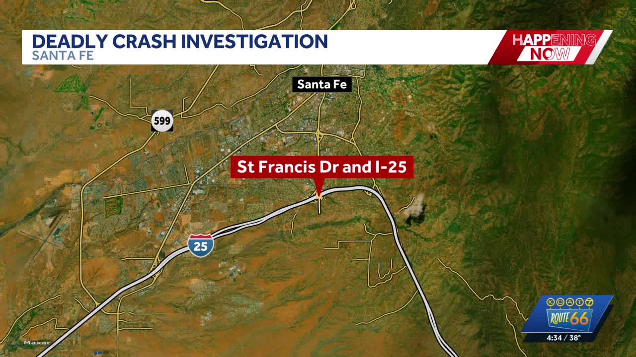 Police investigate fatal crash on I-25 in Santa Fe
