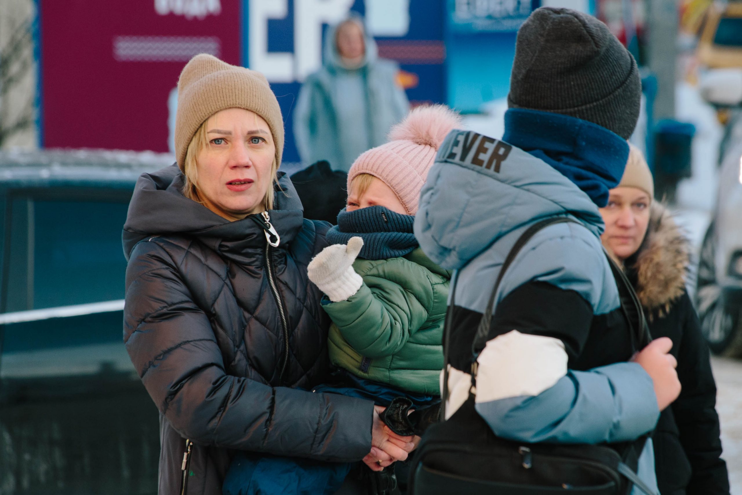 Ukraine: Bombs at 20 below zero