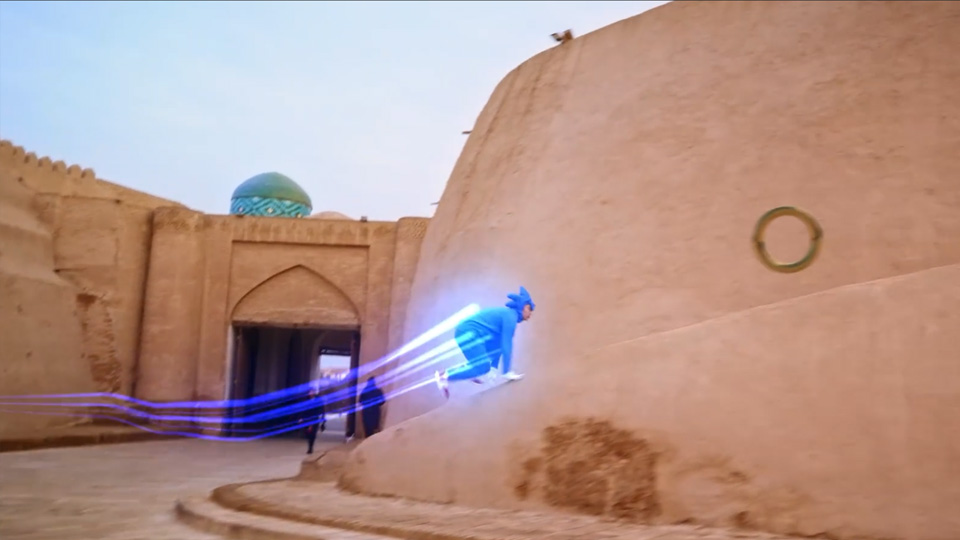 We brought Sonic 2 to life with parkour