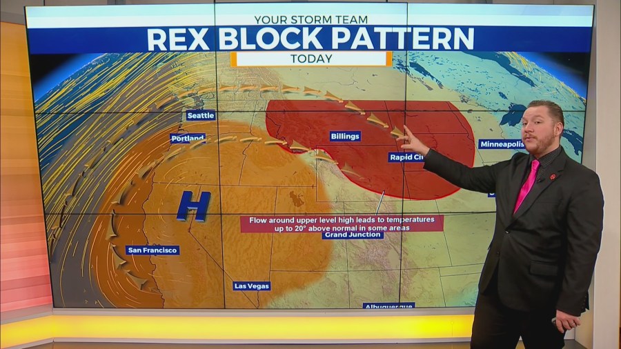 Temperatures approach 60 degrees for the rest of the week