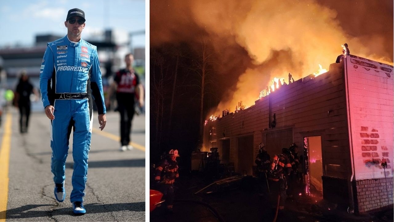 NASCAR driver Denny Hamlin’s father dies after fire at family’s North ...