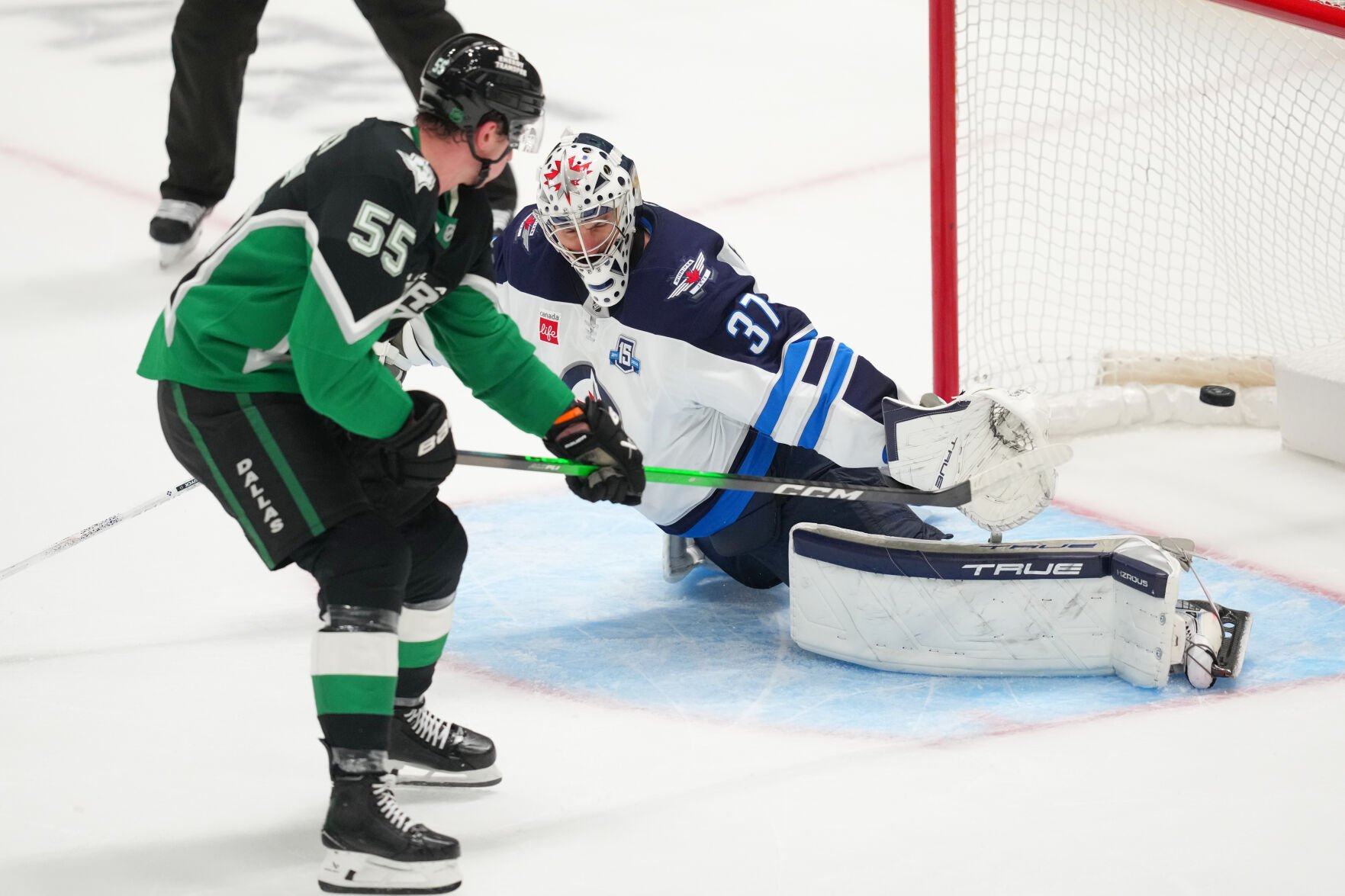 The Winnipeg Jets toppled in overtime by the Dallas Stars