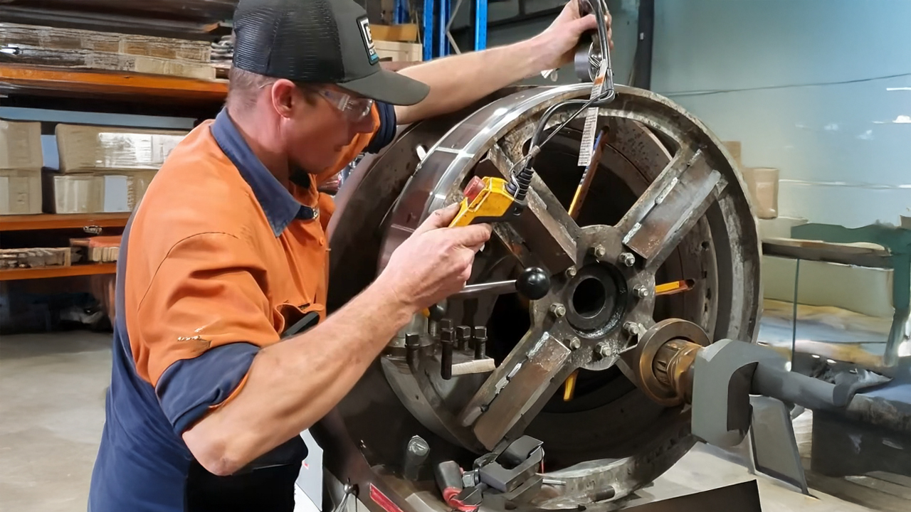 Hidden problems in a polishing drive wheel