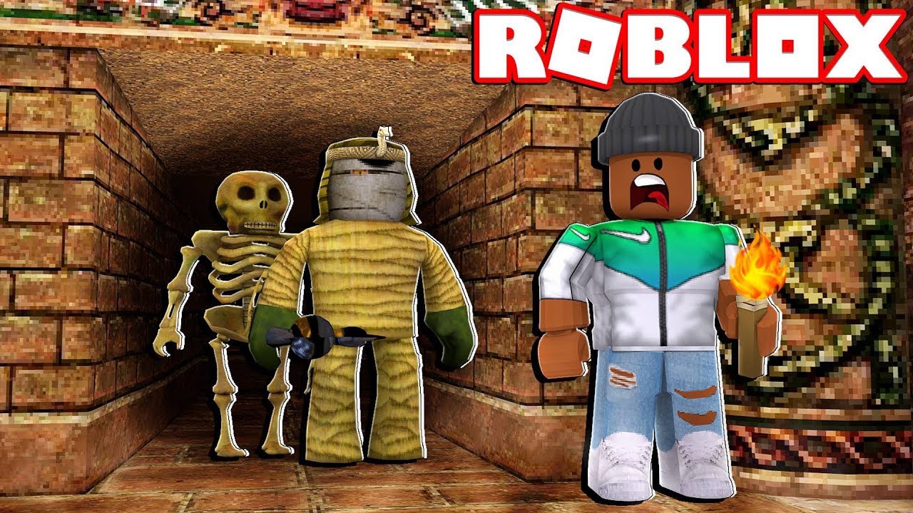 Escape the mummy | Roblox roleplay