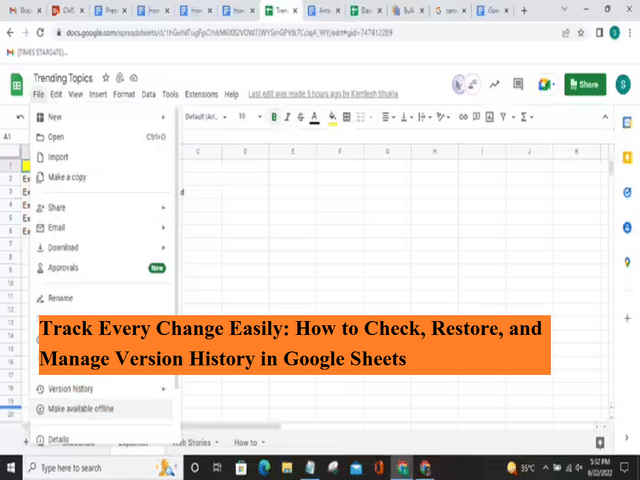 Track every change easily: How to check, restore, and manage version ...