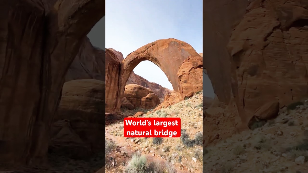 Worlds Largest Natural Bridge In Utah