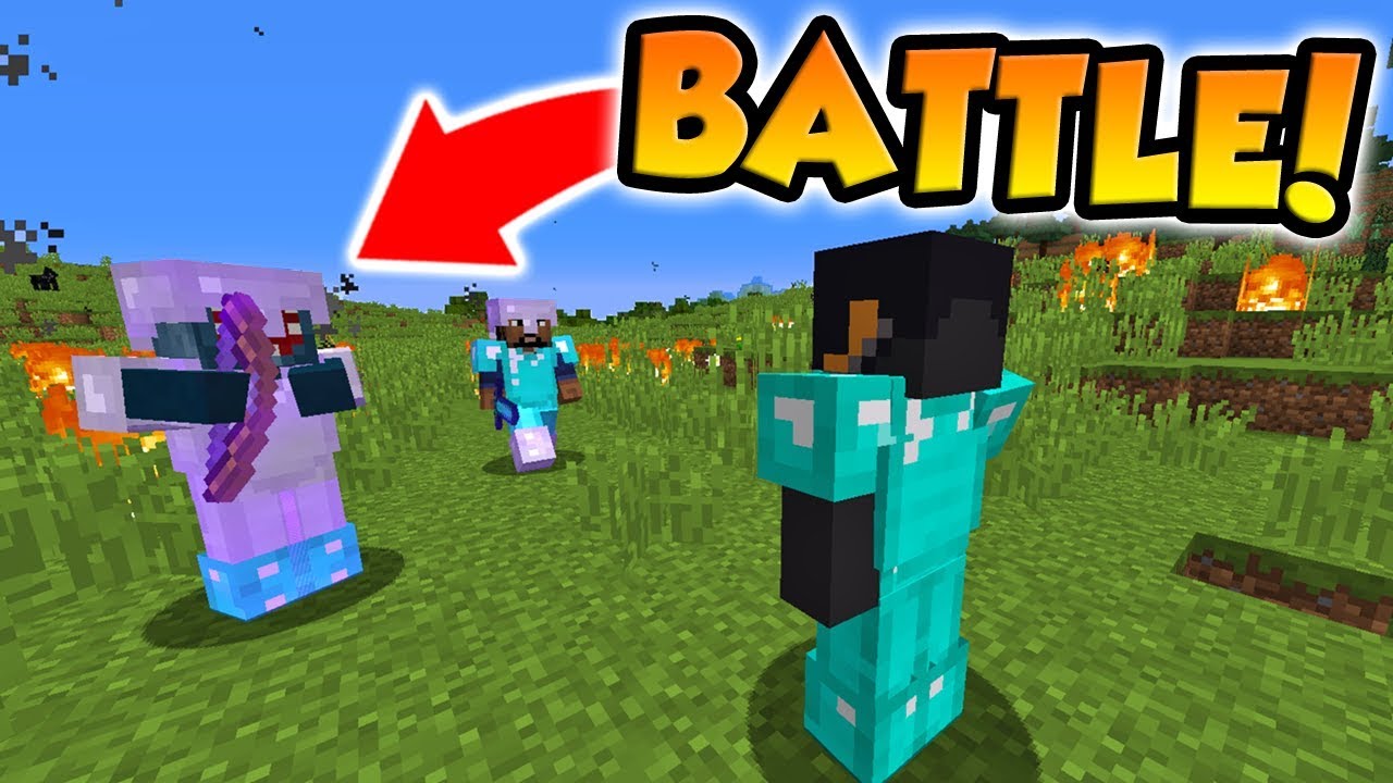 Two Minecraft players lose lives during Friend or Foe challenge