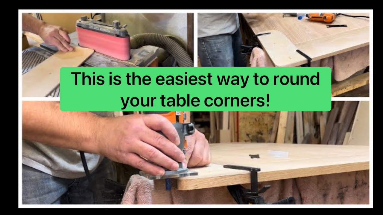 Perfect table corners every time: Easy jig & router template DIY