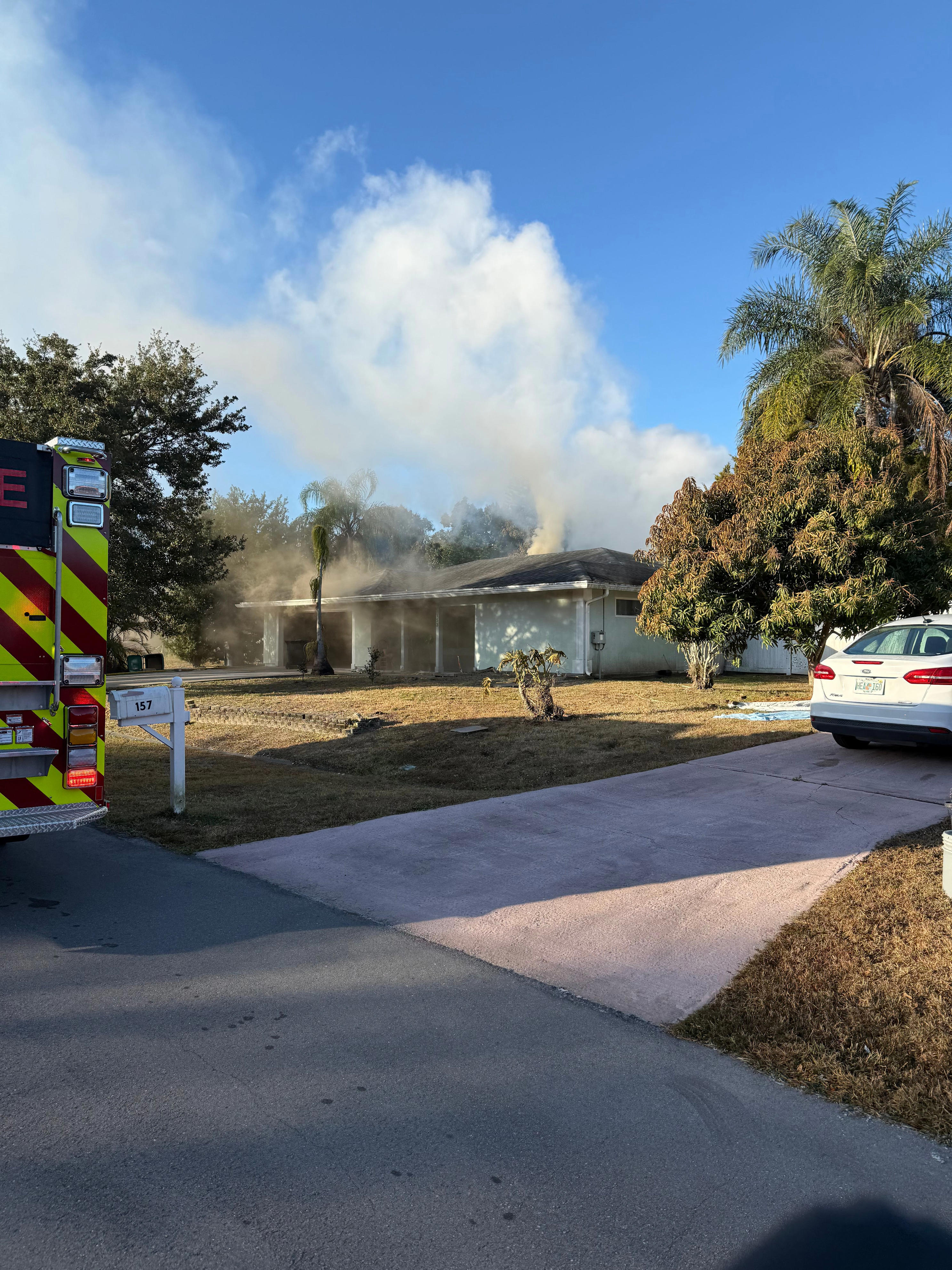Port St. Lucie Florida house fire displaces 2 adults, 2 children, 2 dogs