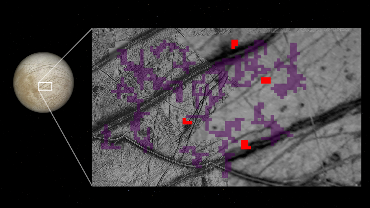 Life-friendly molecules are leaking out of Jupiter's giant moon Europa ...