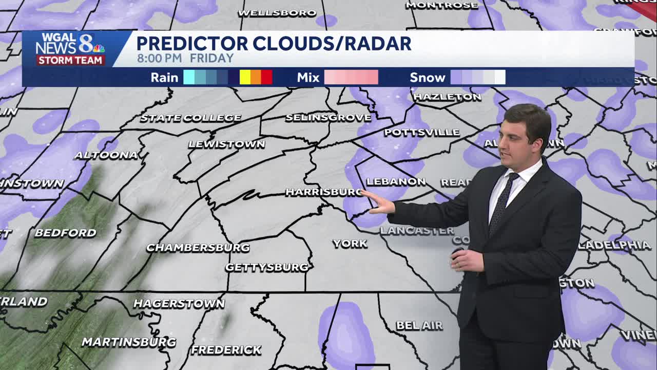 Light snow Friday; arctic air mass returns over the weekend in south ...