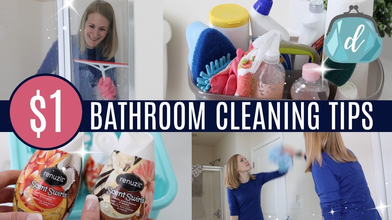 Bathroom deep clean made easy: Affordable DIY tips & dollar store finds