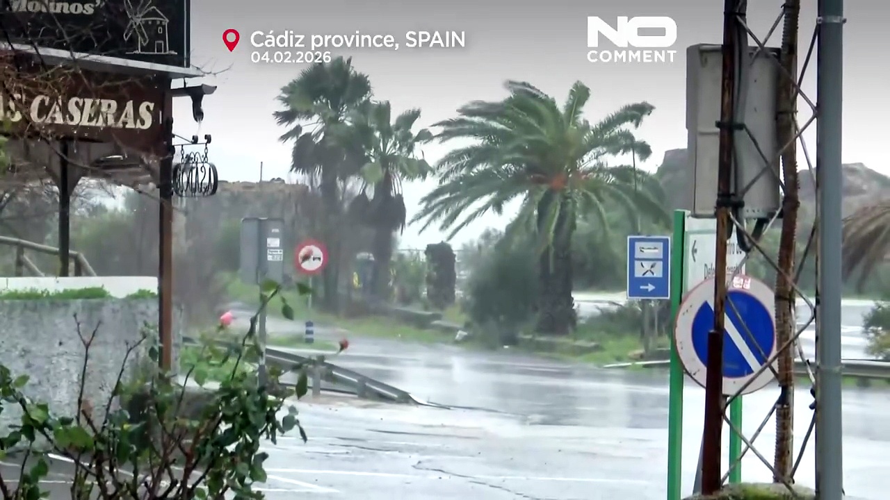 Spain reels as Storm Leonardo batters Andalucía with floods and mass ...
