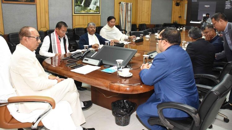 New Manipur CM Yumnam Khemchand Singh chairs first cabinet meet, calls ...